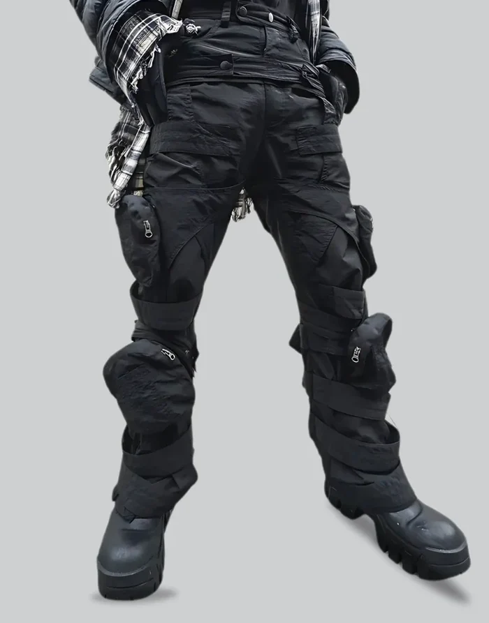 Techwear Multi-Straps Pants