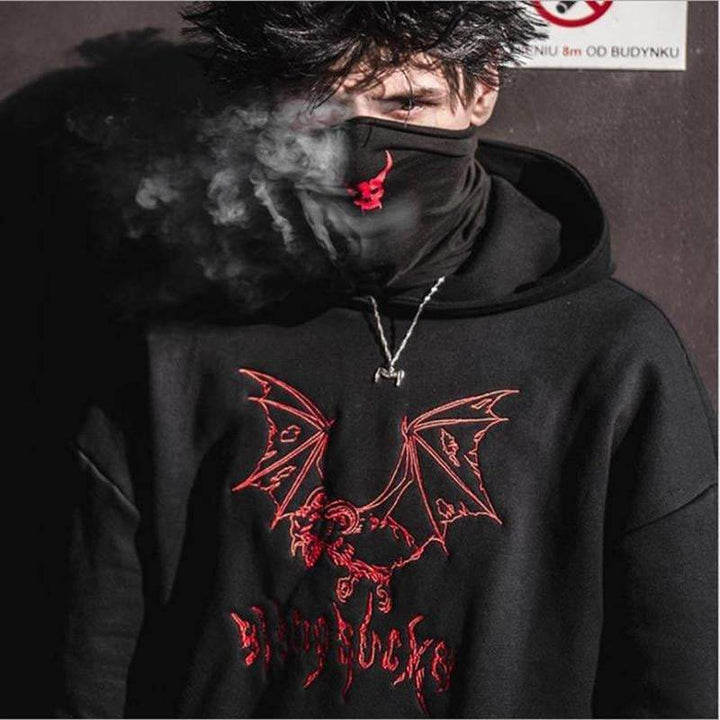 Techwear Street Goth Hoodie Techwear Street Goth Hoodie